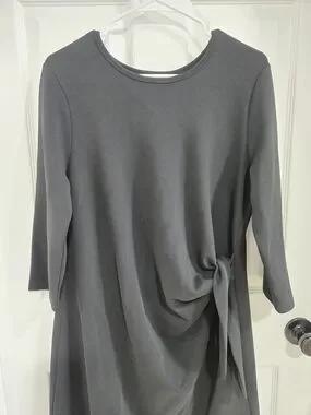 Tahari | Dresses | Tahari Black Tiewaist Shift Dress | Poshmark